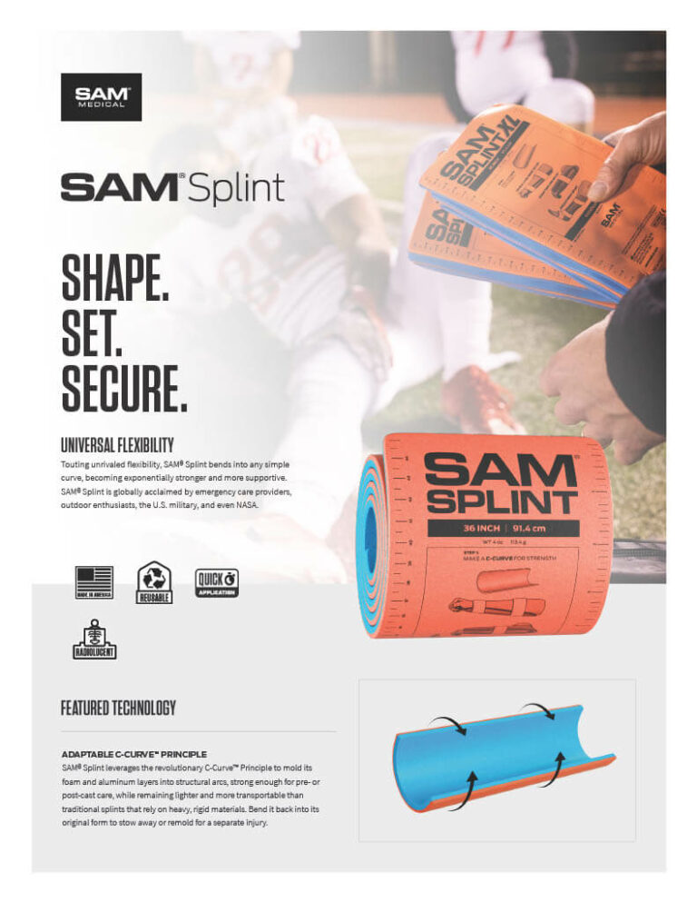 SAM Splints 36 in. Roll – MedSoc Tactical Equipment